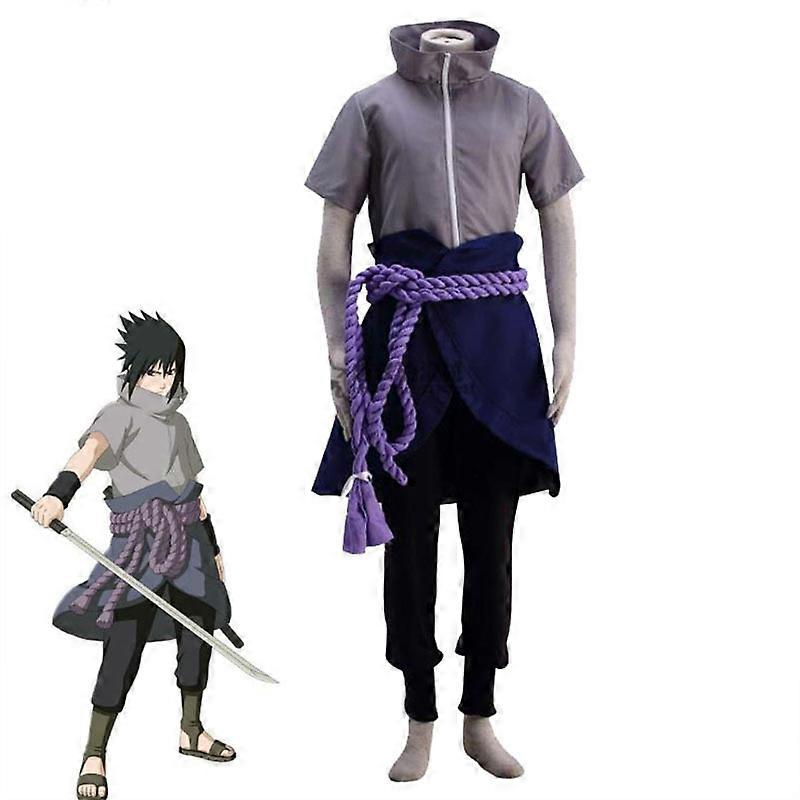 Anime Cosplay Sasuke Suit Costume Halloween Cosplay Shoes Comic Uchiha ...