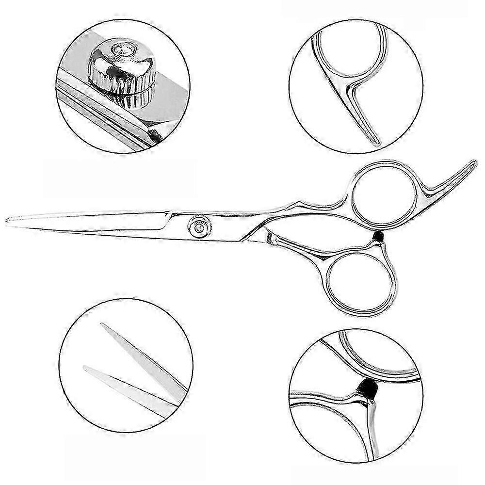 Professional Hair Scissors 6 Inch - Extra Sharp Stainless Steel Barber ...
