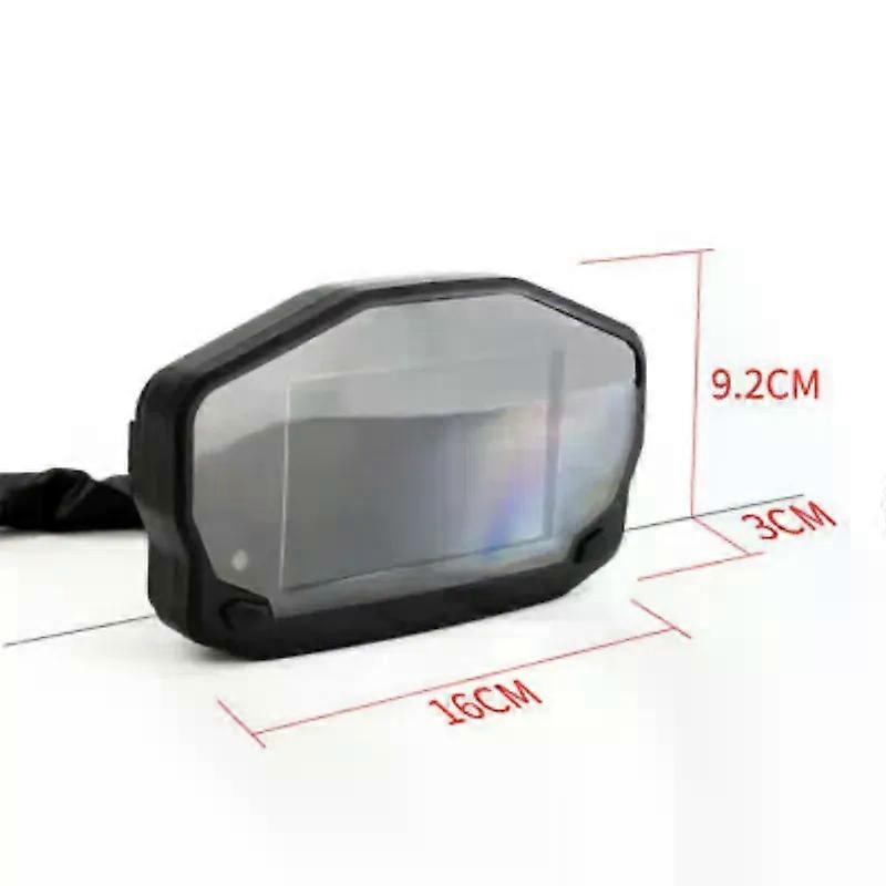 Universal TFT Motorcycle Speedometer Speed Meter 12V Dashboard | Fruugo UK
