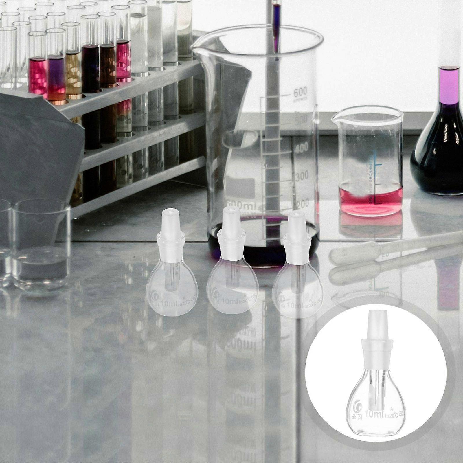 Gravity Bottle Glass Pycnometer with Perforated Stopper Empty Lab ...