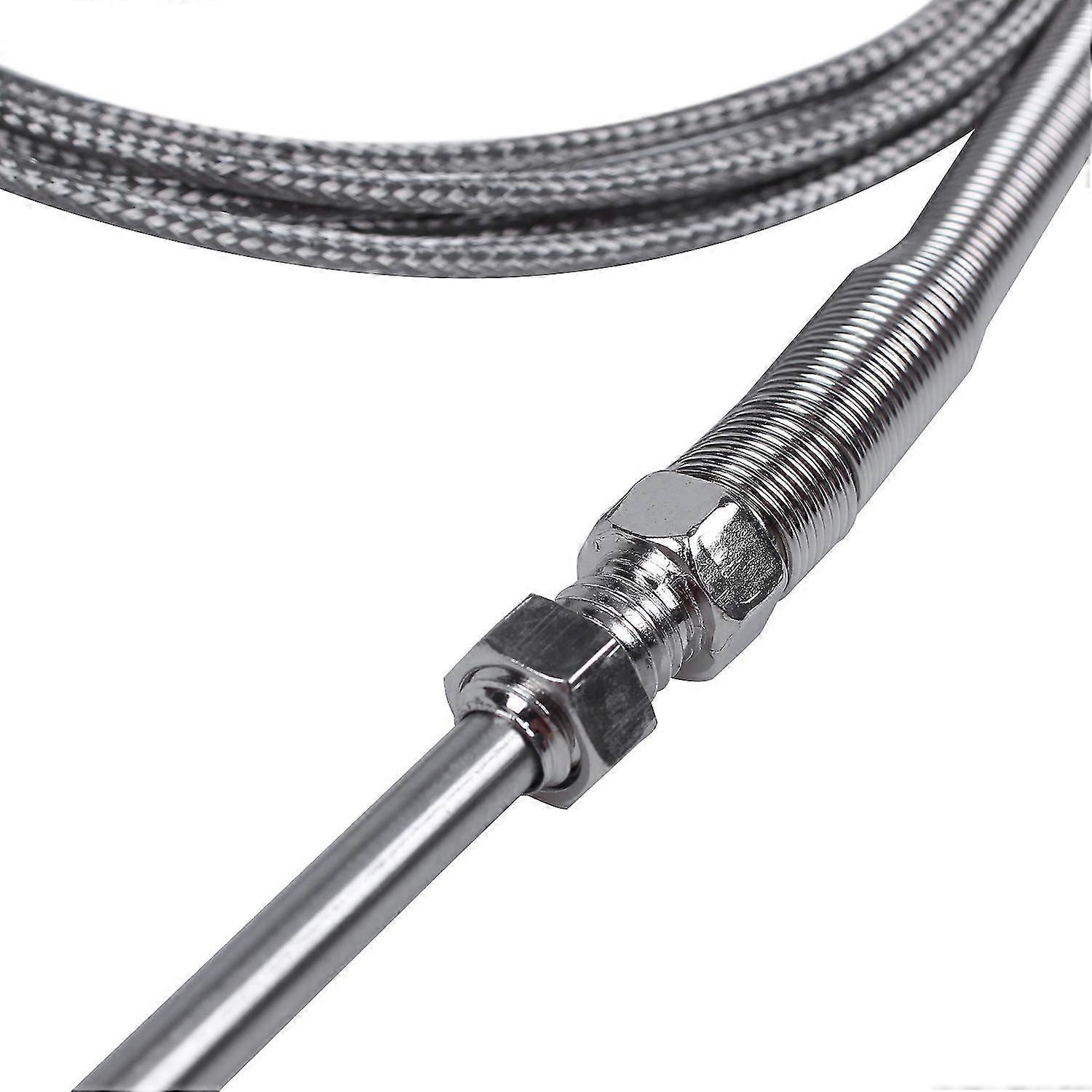 Steel Temperature Probe Pt100 Rtd Sensor Cable 2m 98 Mm 3 Wires -50 ...