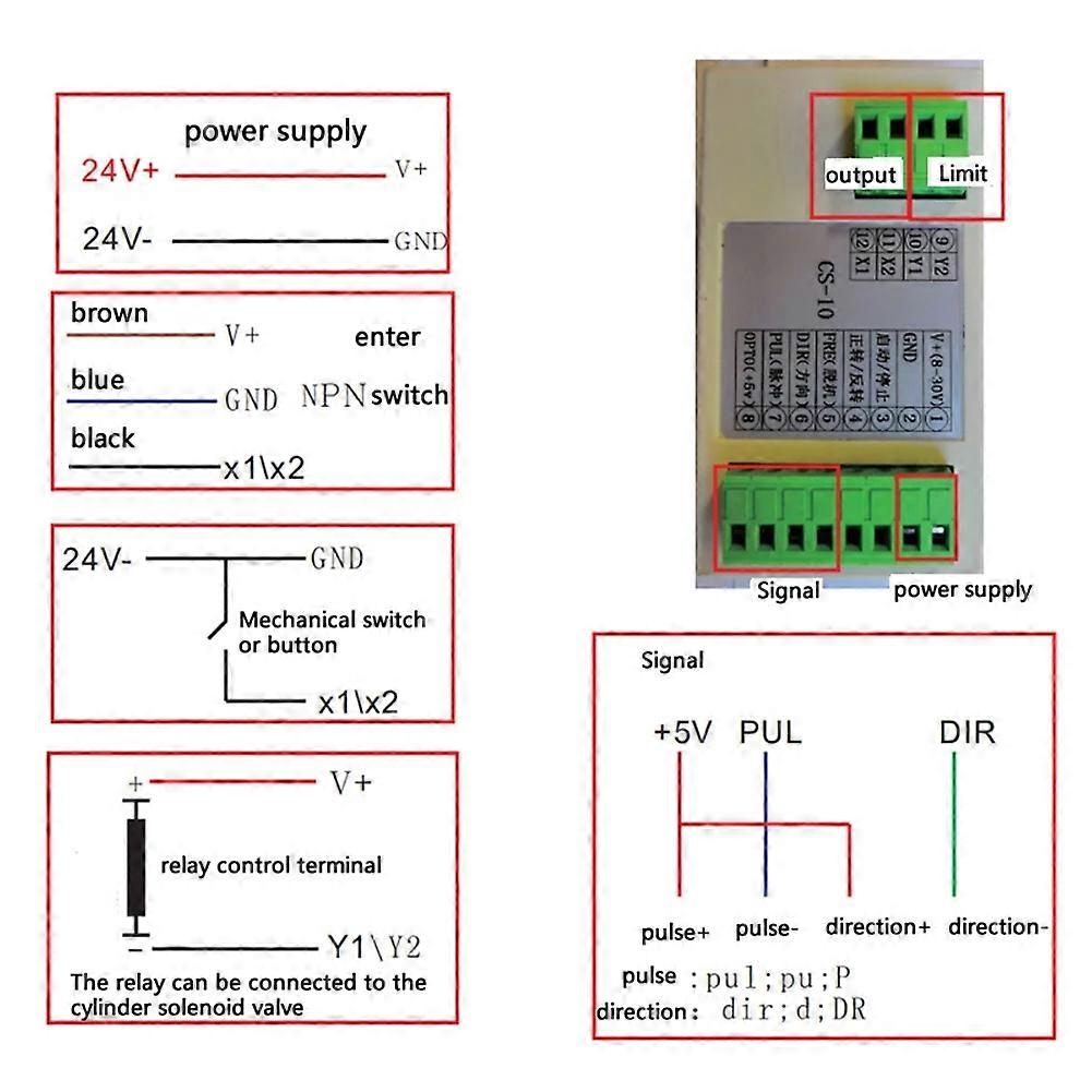 Stepper Motor Controller Pulse Generator CS10-3 Multi-Turn ...