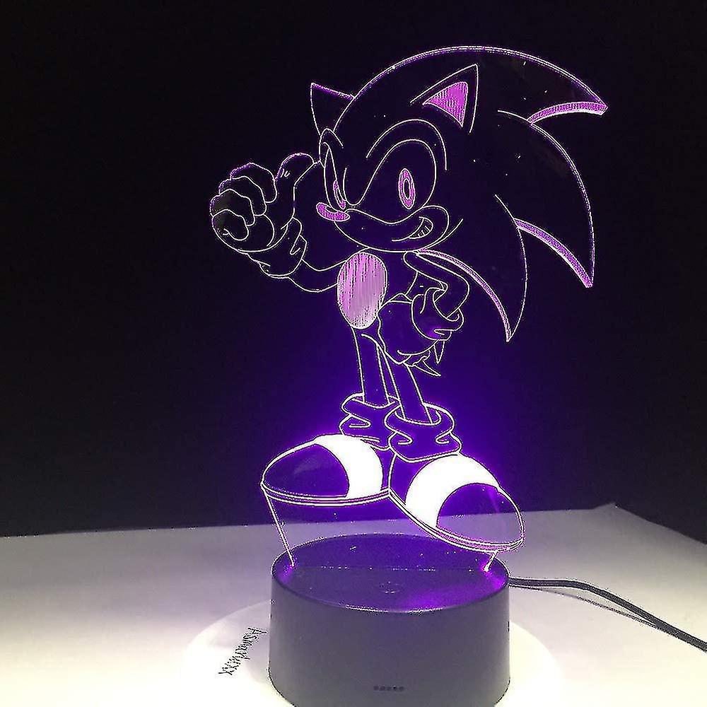 3d Sonic Night Light 1 Model And Colour Changing | Fruugo UK