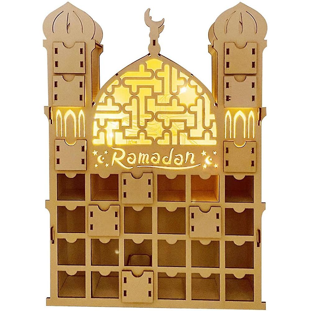 Ramadan Advent Calendar, Wooden Reusable Advent Calendar With 30 ...