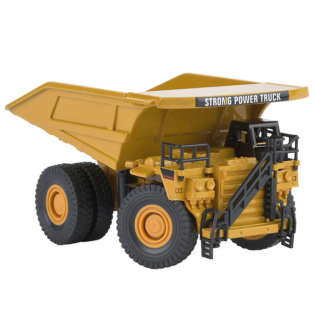 1:60 Static Model Engineering Car Kids Alloy Mining Dump Vehicle Truck ...