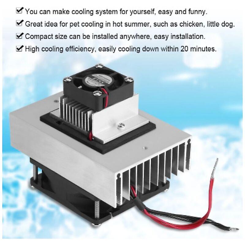 12V DIY Thermoelectric Peltier Refrigeration Cooling System Kit ...