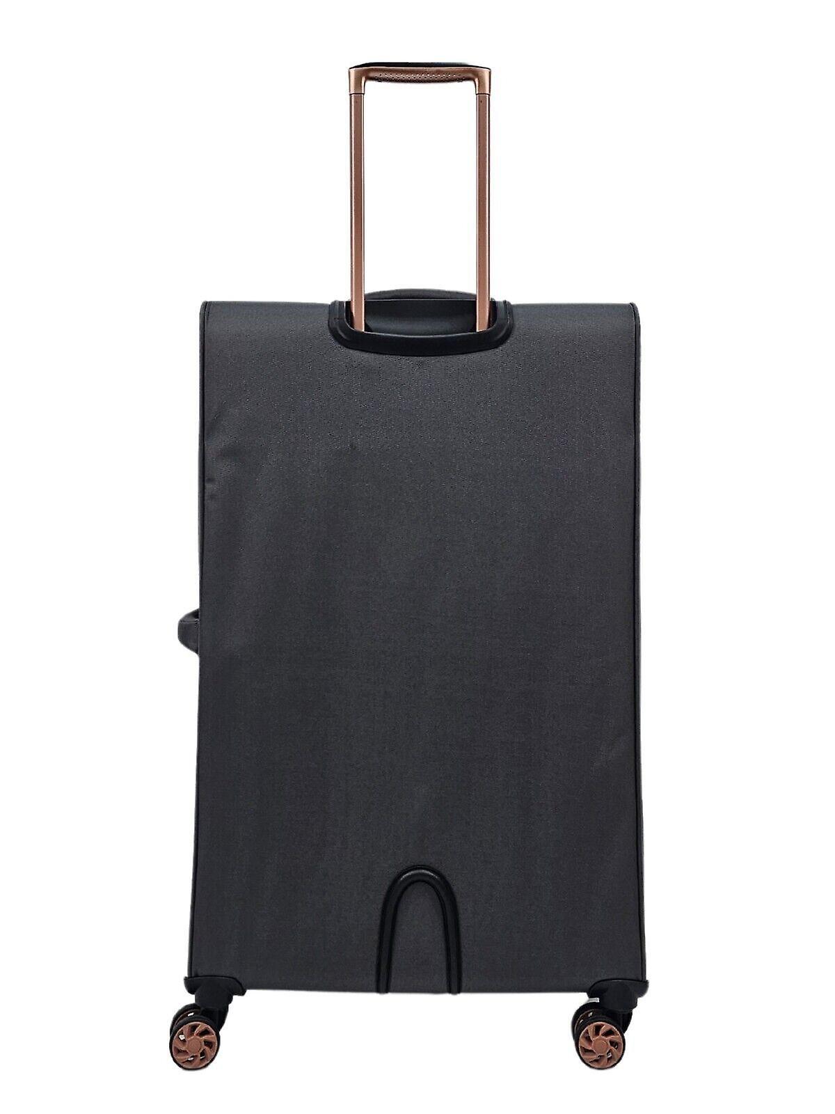 Cabin Grey Suitcases Set 4 Wheel Luggage Travel Lightweight Bags ...