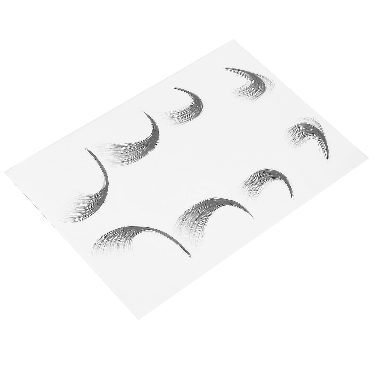 Hair Tattoo Sticker Edges Hairstyles Tattoo Edge Hair Waterproof Fake ...