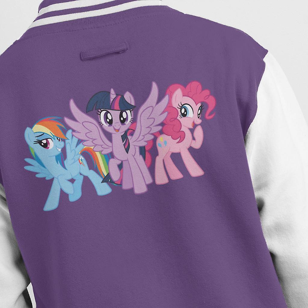 My Little Pony Main Characters Giggling Men's Varsity Jacket | Fruugo US
