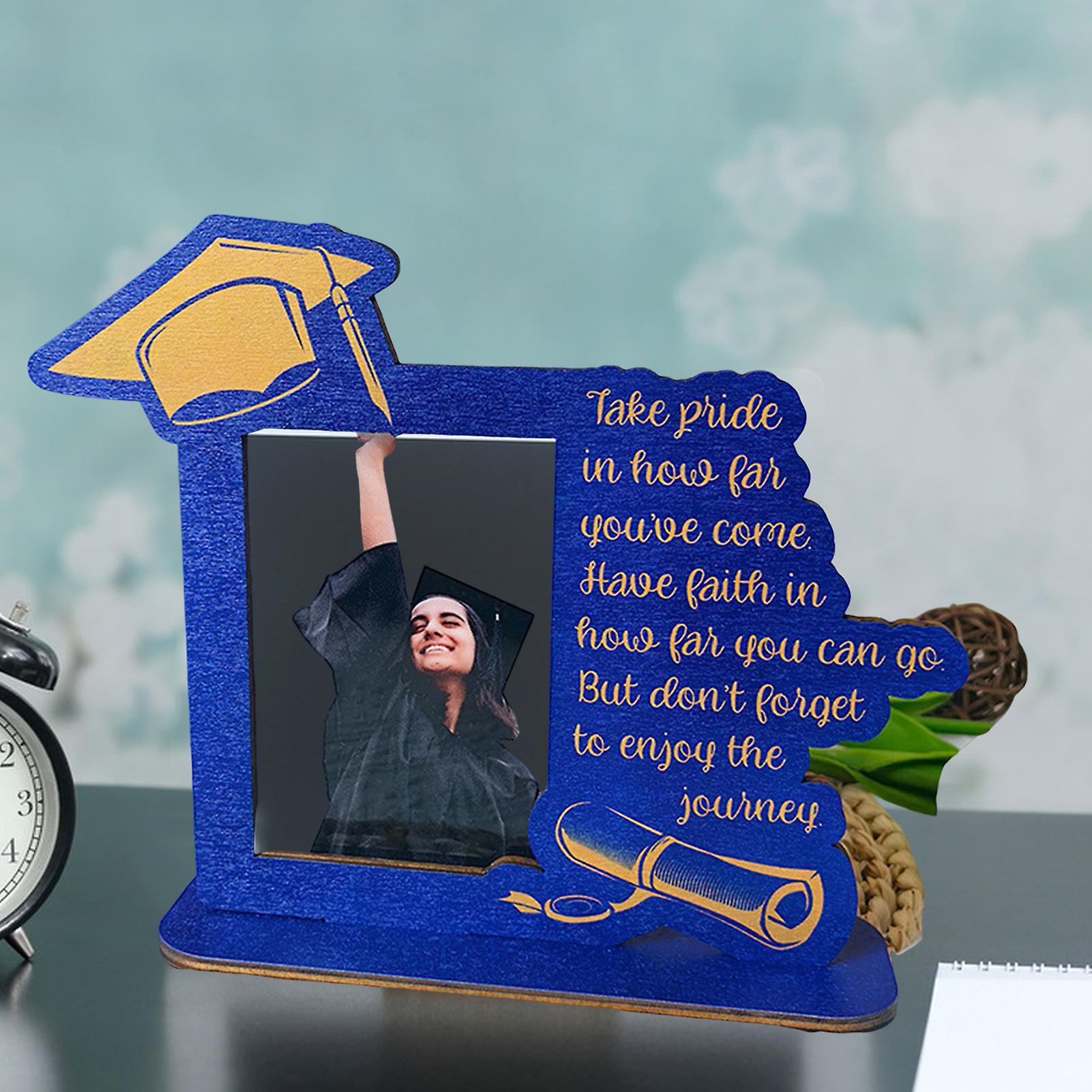 1 Set Picture Frame Graduation Picture Display Frame DIY Wooden Photo ...