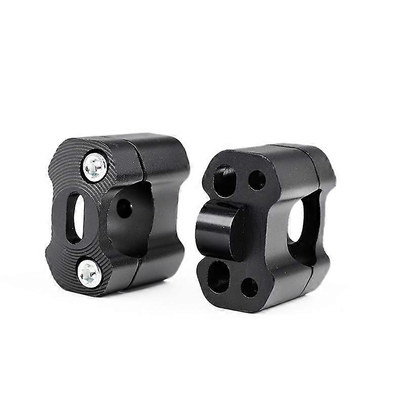 CNC Billet HandleBar Fat Bar Risers Mount Clamp Adaptor 22MM 28MM For Pit Dirt Bike Racing ...