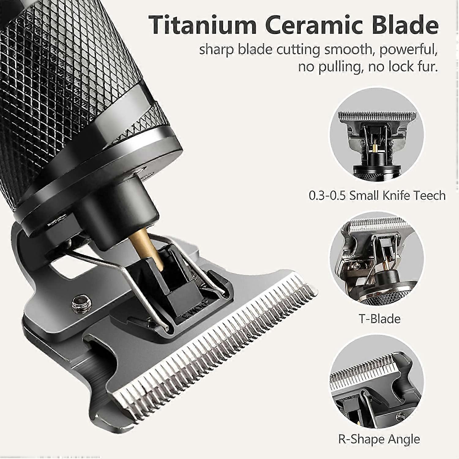 Hair Clippers for Men, Zero Gapped Hair Trimmers, T-Blade Outline ...