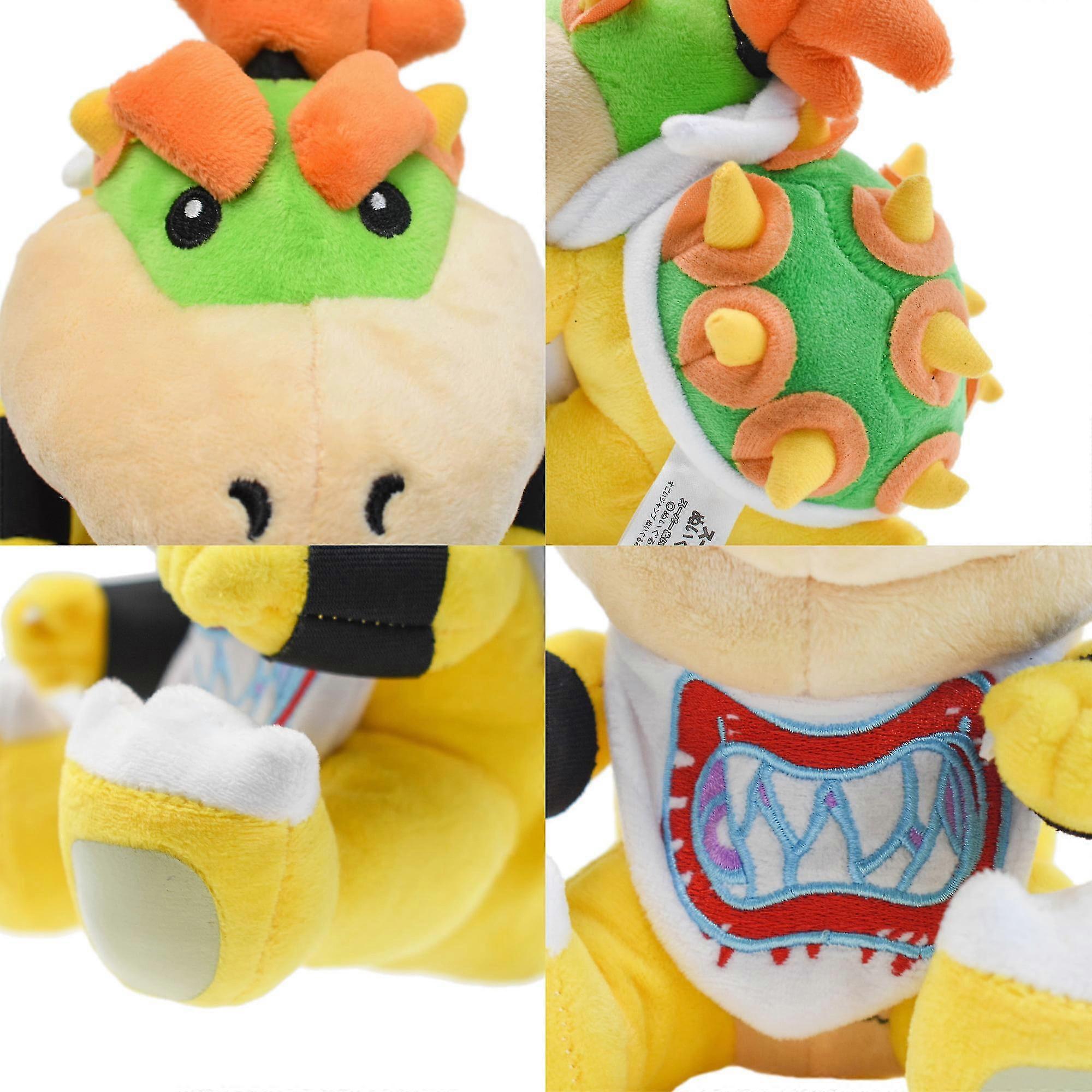 7" Super Mario Bowser King Koopa Plush Little Standing Dragon ...