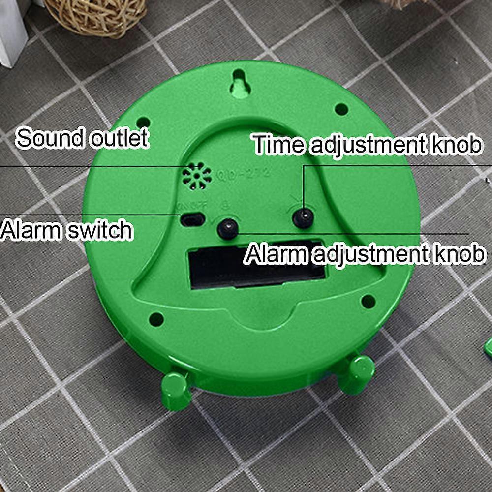 Phoenix Silent analog alarm clock, gentle wake-up clock, round alarm ...