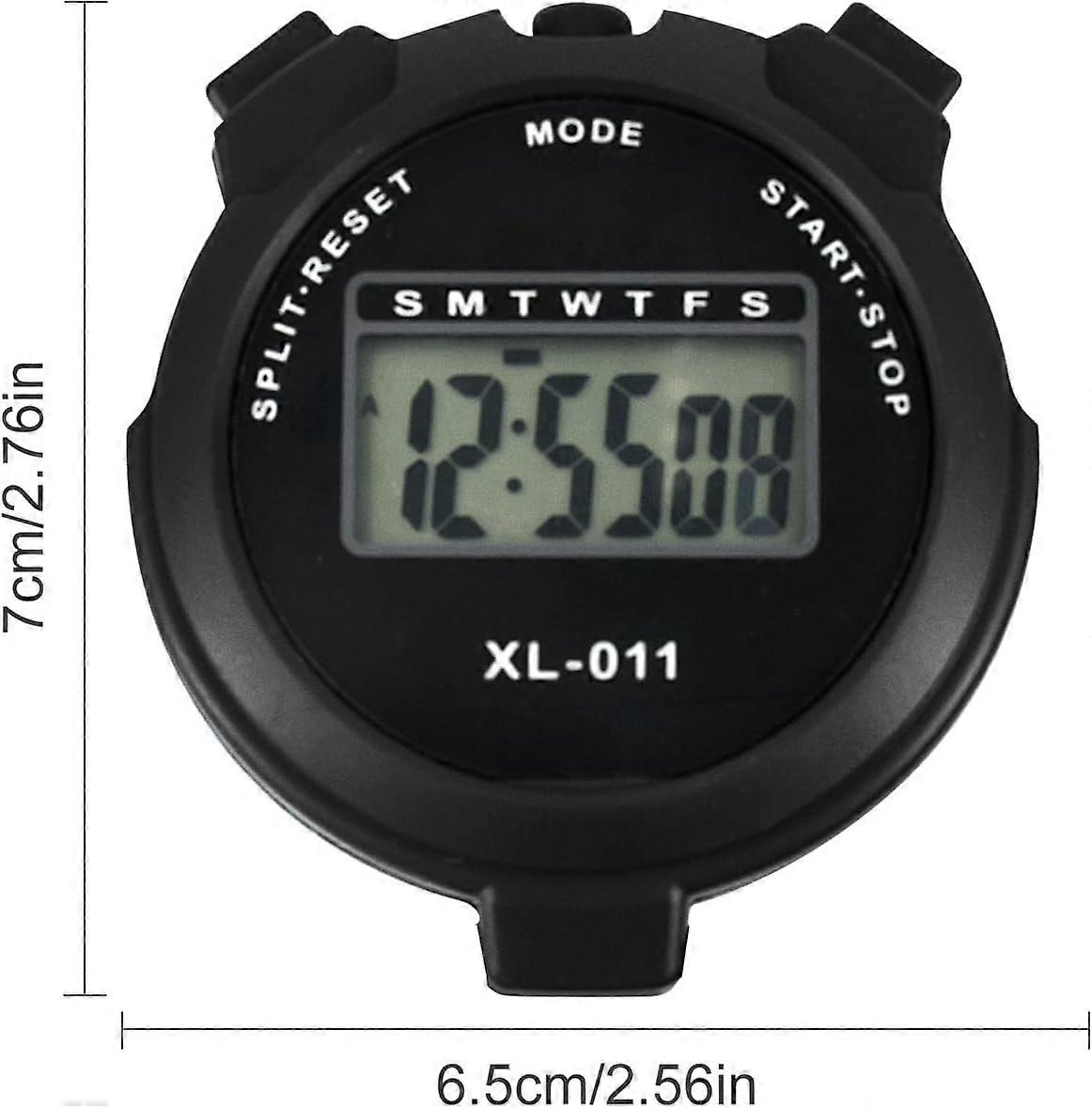 Digital Sports Stopwatch Timer Stopwatch Large Display Interval Training Timer Outdoor Split ...