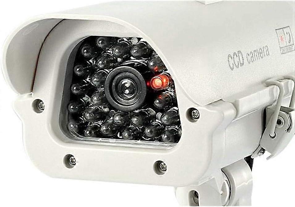 FISHTEC Outdoor Dummy CCTV Camera - Fake CCTV Camera with Flashing LED ...