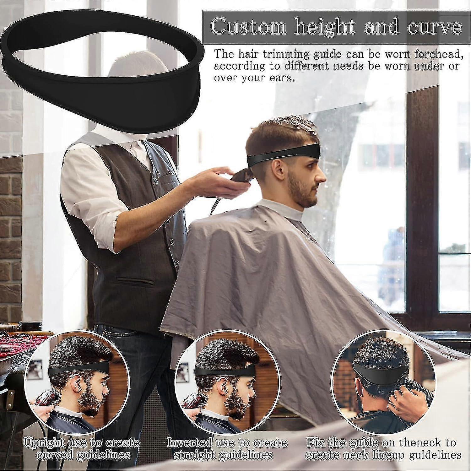 Neckline Shaving Template And Hair Trimming Guide, Haircut Curved Band ...