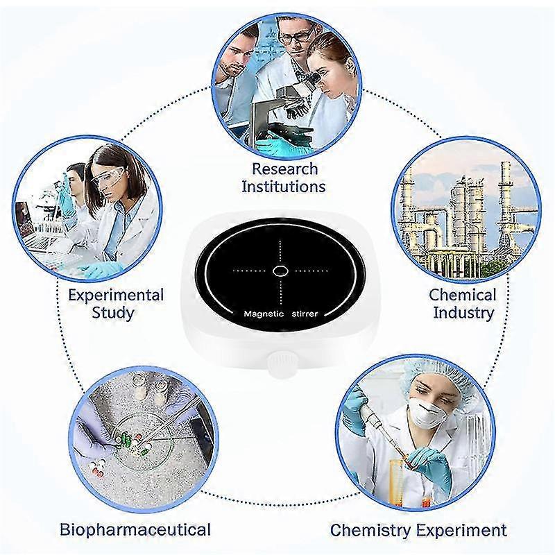 Magnetic Stirrer Mini Lab Stir Mixer Portable Stirrer Plate With Stir ...