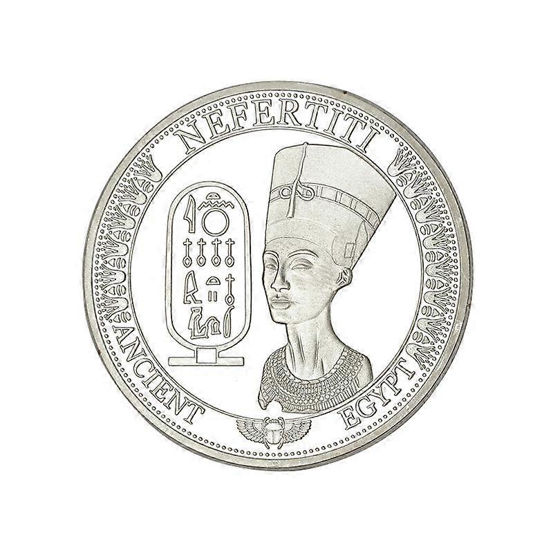 Ancient Egypt Egyptian Coin Nefertiti Pharaoh Commemorative Coins ...