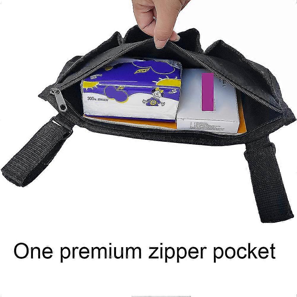 Universal Walker Bag Rollator Organizer Pockets Wheelchair Scooter Side ...