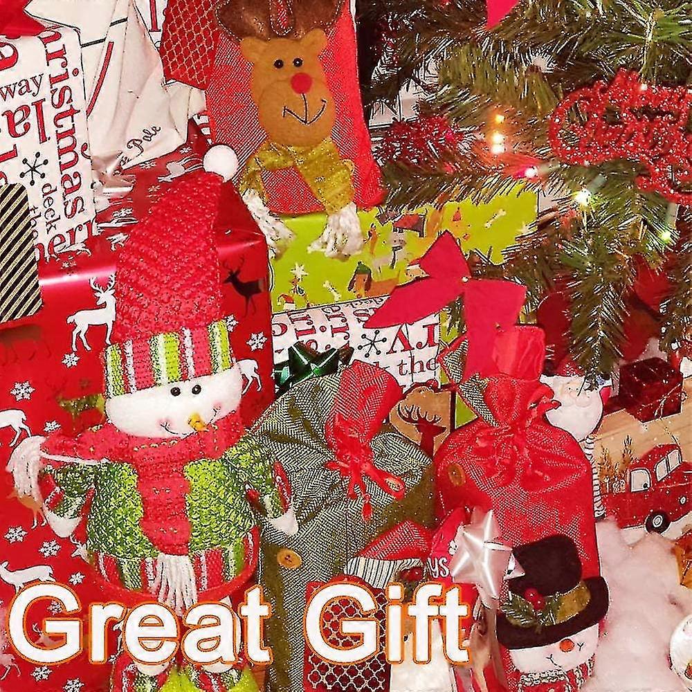 Drawstring Christmas Bags, 3d Design Fabric Christmas Bags For ...