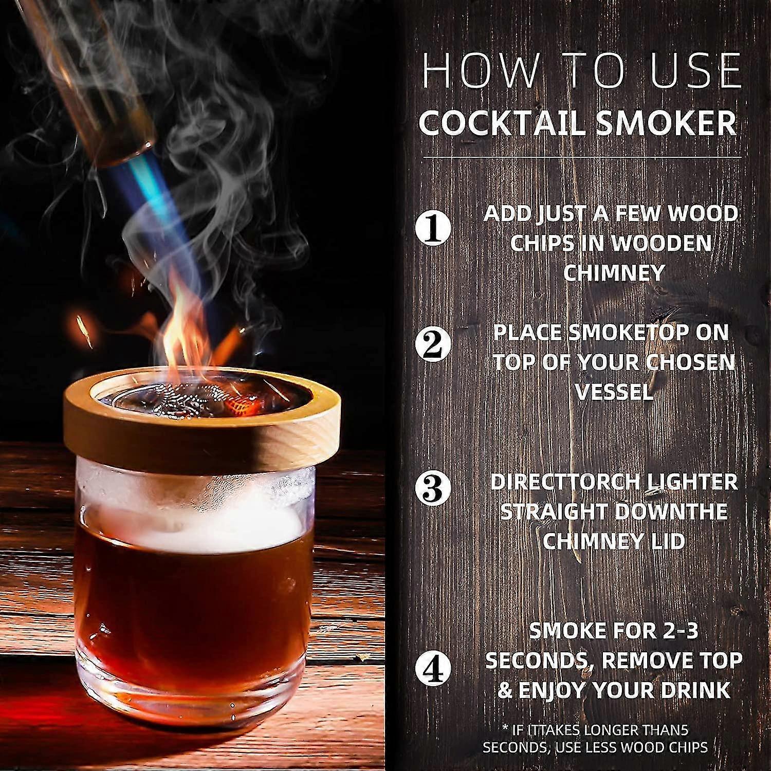 Wood Chips For Smoker SmokeTop Cocktail Smoker Kit With 4 Wood Chip ...