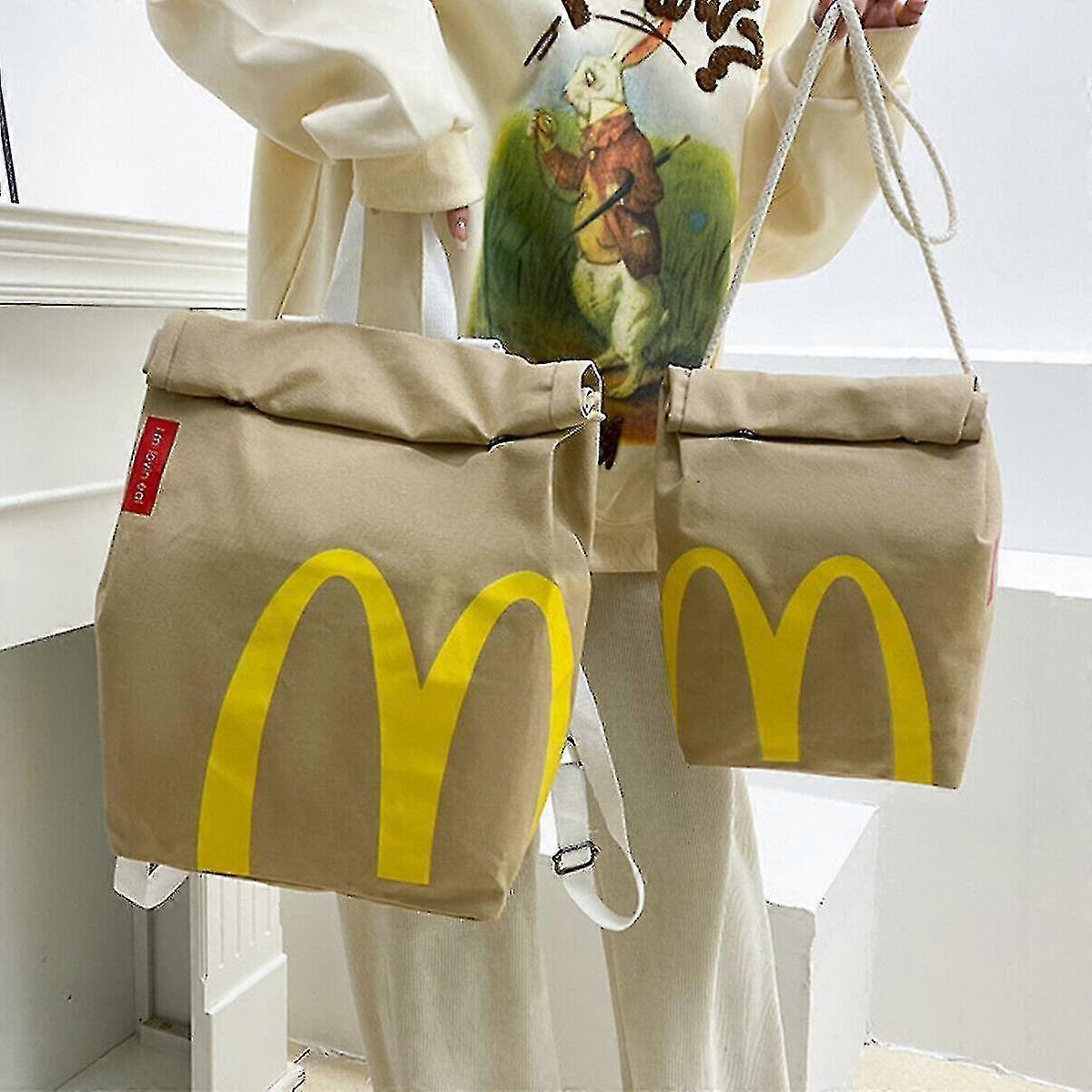 Realistic Mcdonalds Backpack/messenger Side Bag - Fast Food Gift ...