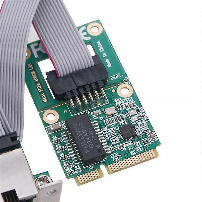New Mini PCI-E Network Card 1000Mbps Gigabit Ethernet NIC Adapter RTL8111F PCI Express 10/100 ...
