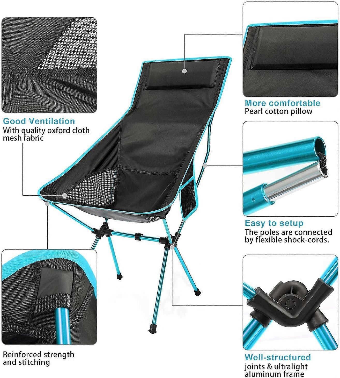 Outdoor Ultralight Folding Chair Superhard High Load Outdoor Chair ...