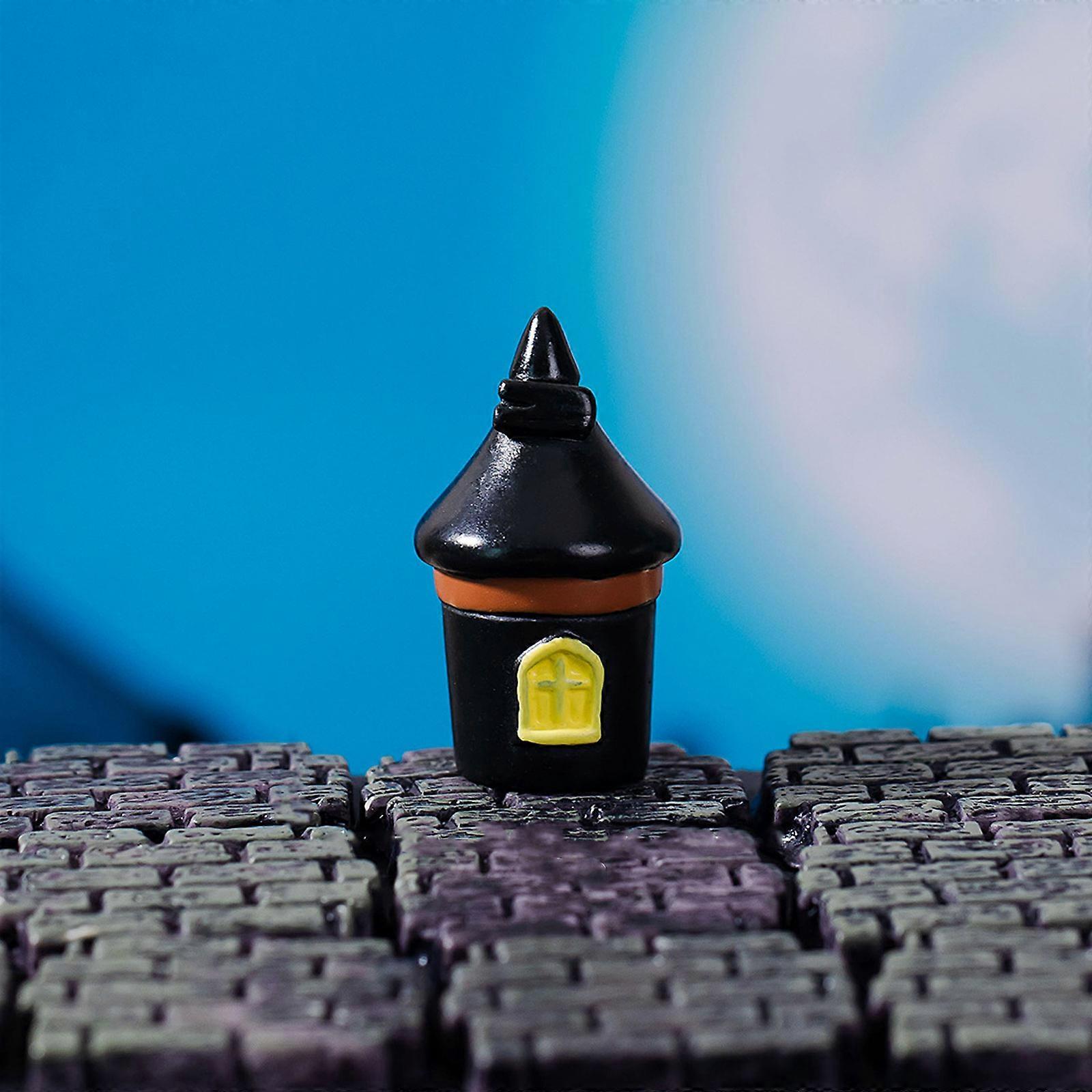 Resin Pumpkin Accessories Crystal Ball Decoration Ghost Figurine Desk ...