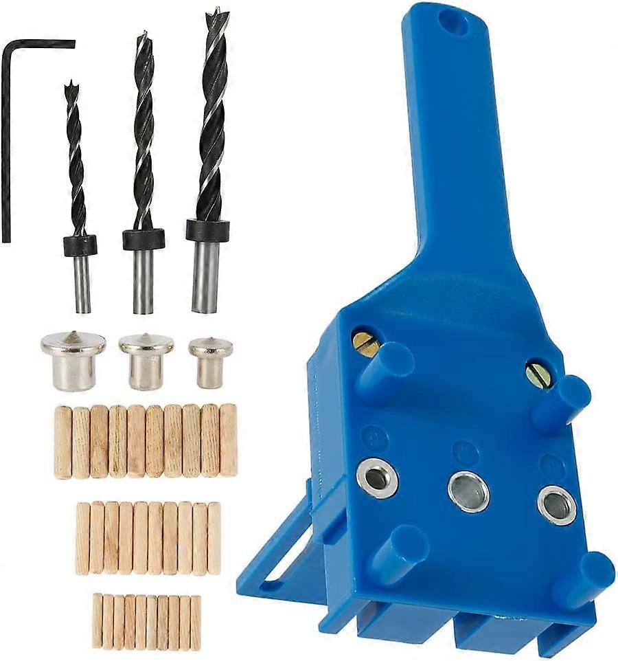 41 PCS Dowel Drilling Jigs Trunnion Drill Jig Kit Straight Hole ...