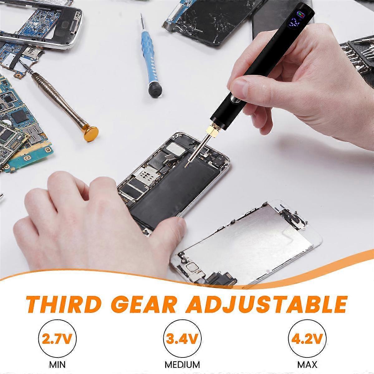 510 Thread Battery Cart Pen Electric Soldering Iron Welding Kit ...