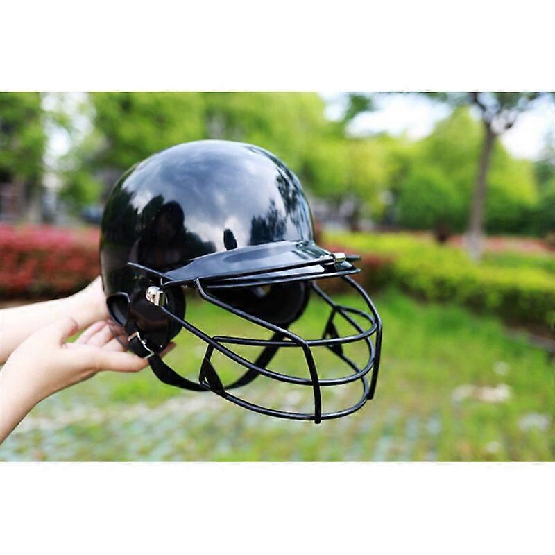 Professional Baseball Softball Cather Helmet Double Lap Batting Helme ...
