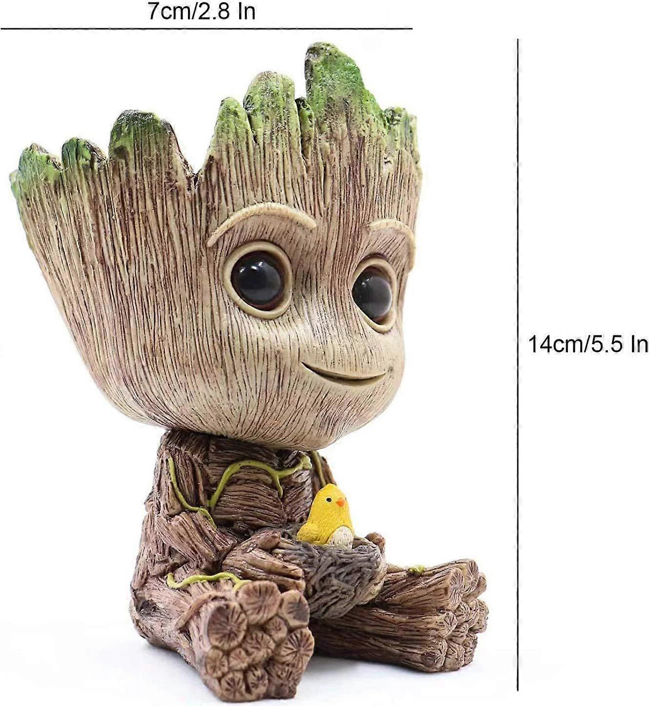 Baby Groot Flower Pot - Guardians of the Galaxy Groot Pen Holder ...