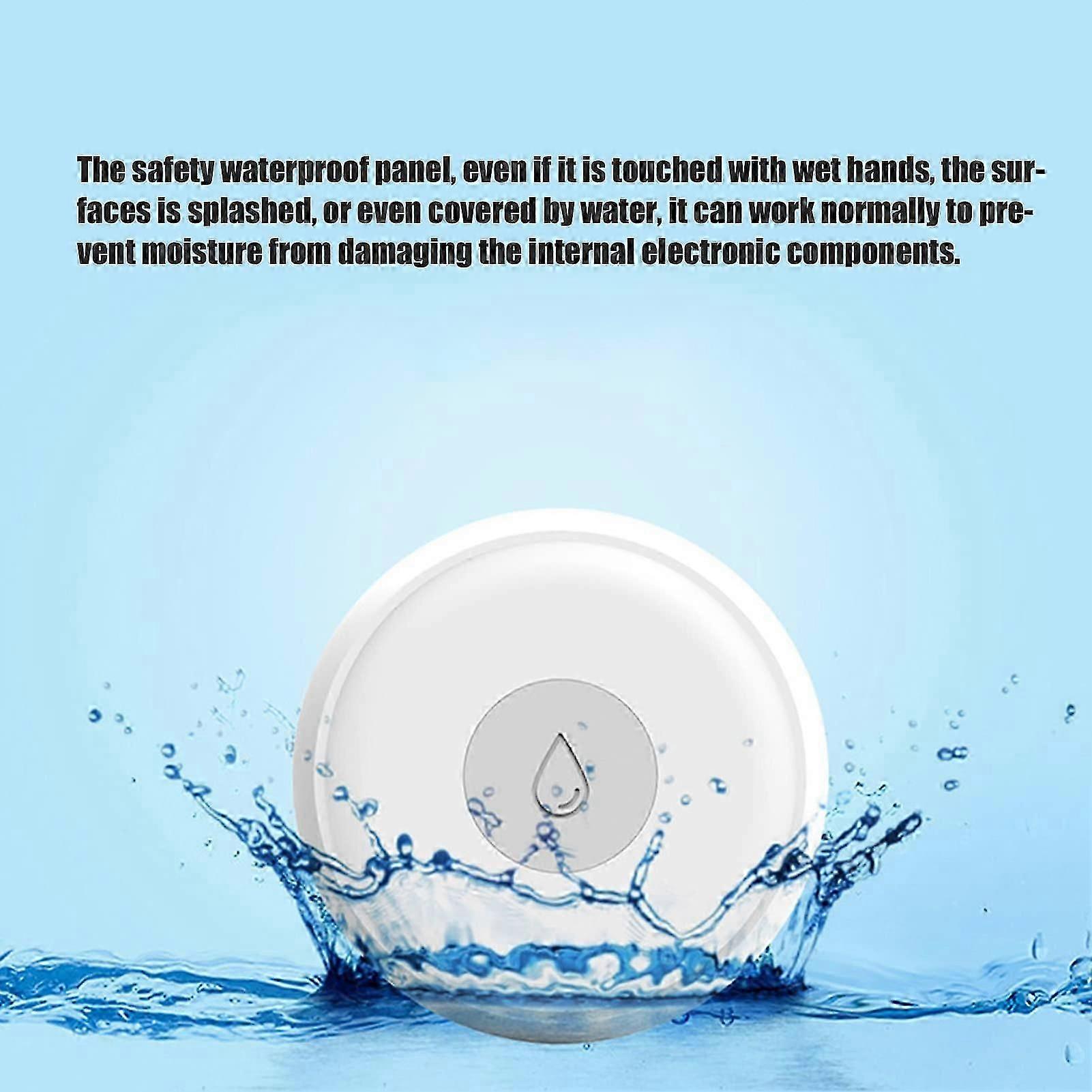 Water Leak Detector Alarm, WiFi Water Flooding Monitor Smart App, Wet ...