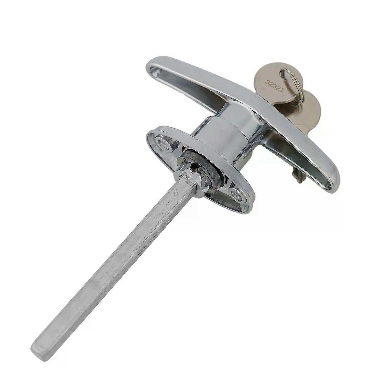 T Handle Lock Garage Door Lock Rustproof For Chassis Cabinet Door For ...