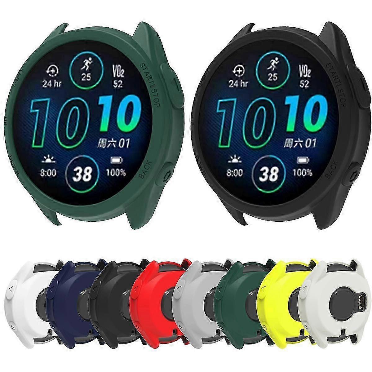 Silicone Protective Case Cover Shockproof Bumper for Garmin Forerunner ...