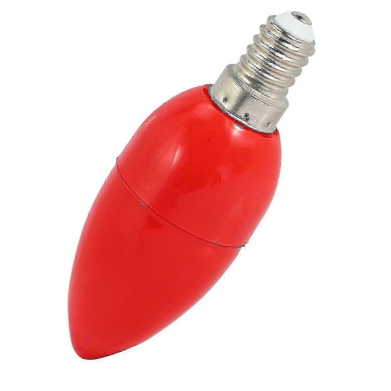 2025 For 10 E14 LED Candle Light Bulbs, Red Energy Saving | Fruugo UK