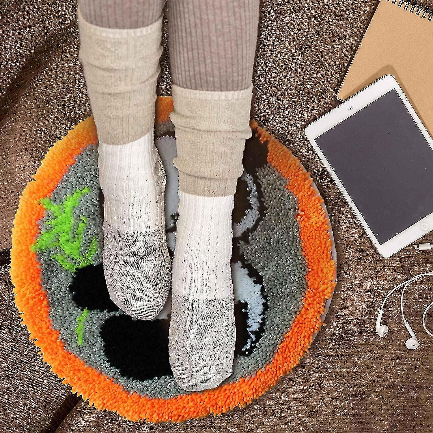 Diy Crochet Yarn Kits, Panda Rug For Kids Adults And Beginners | Fruugo DK