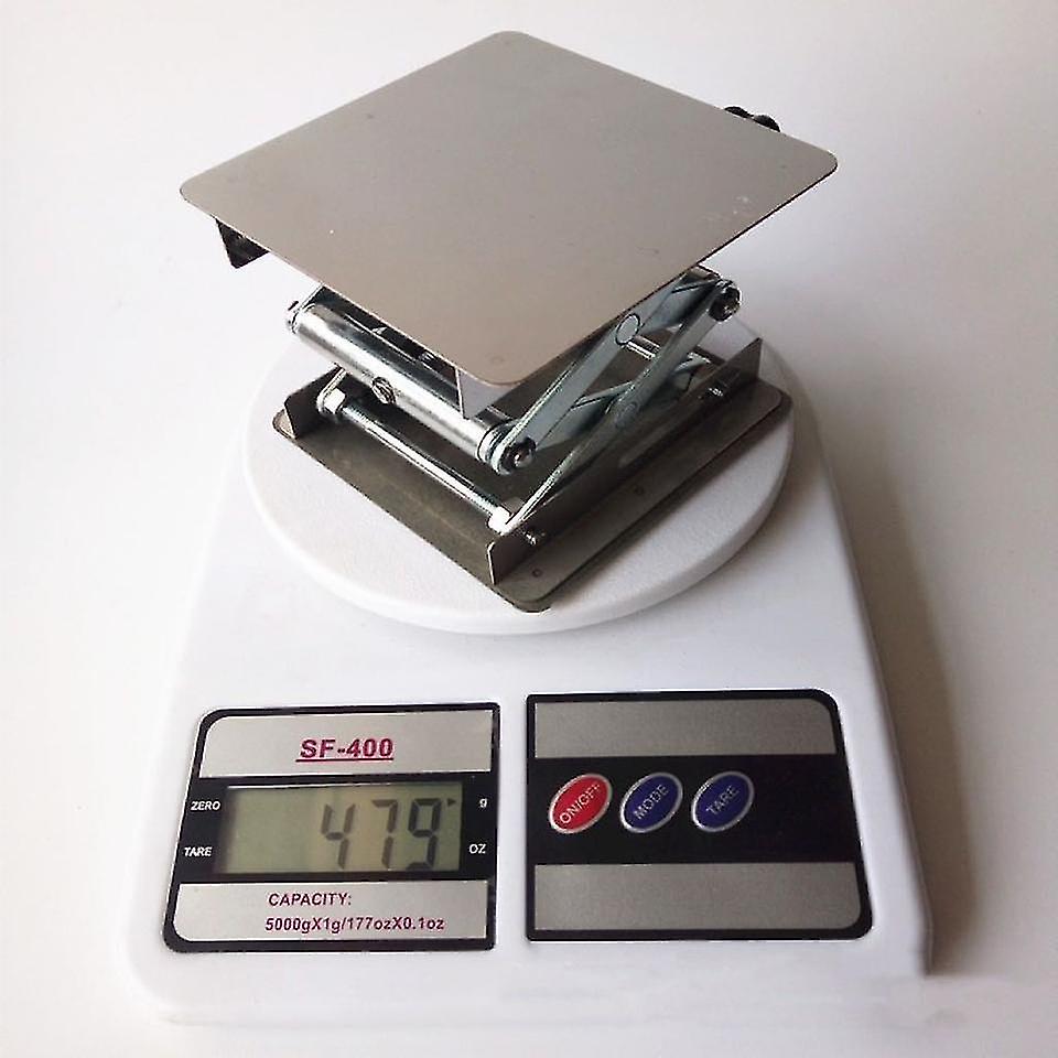 200 x 200mm Stainless Steel Lab Jack Scissor Lift Platform, plage de ...