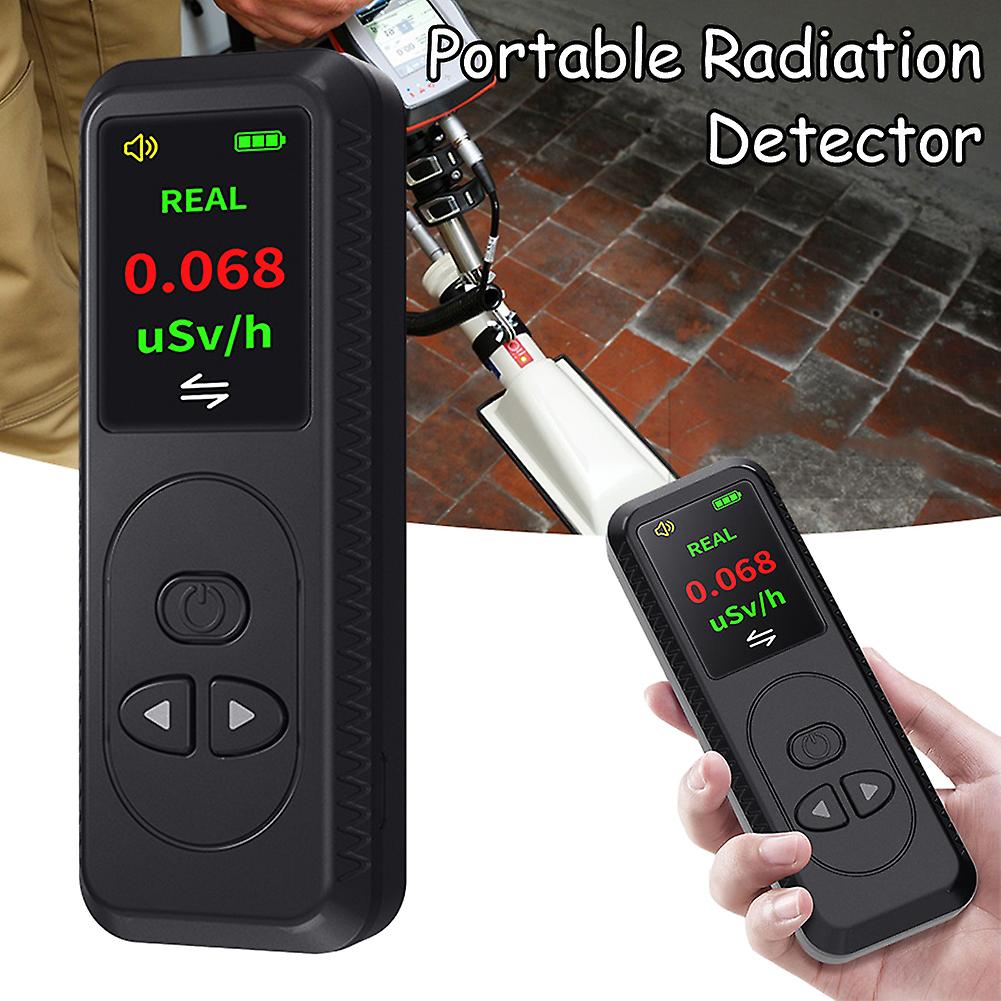 Multiple Alerts Handheld Radiation Dose Meter Rechargeable Radiation ...