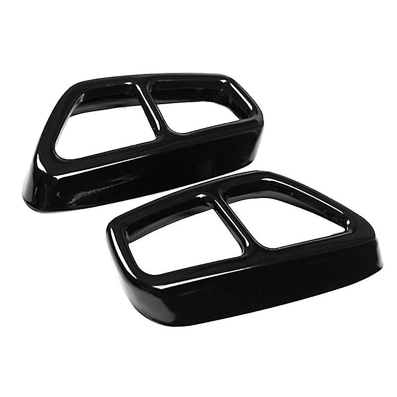 Stainless Steel Car Rear Dual Exhaust Muffler Pipe Cover Exhaust ...