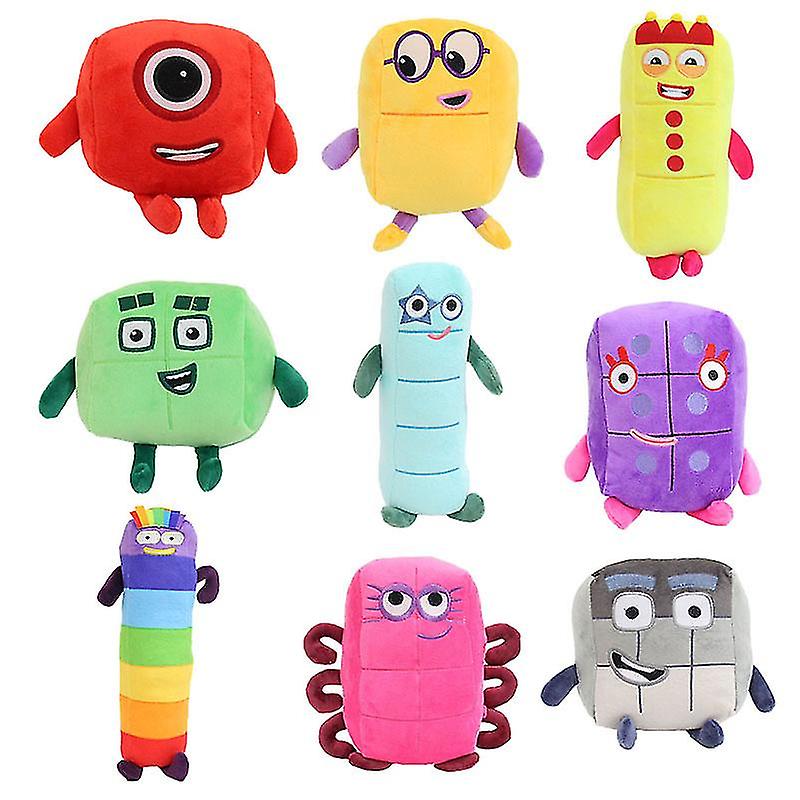 Numberblocks Digital Building Blocks Plush Toy Enlightenment Doll Doll ...