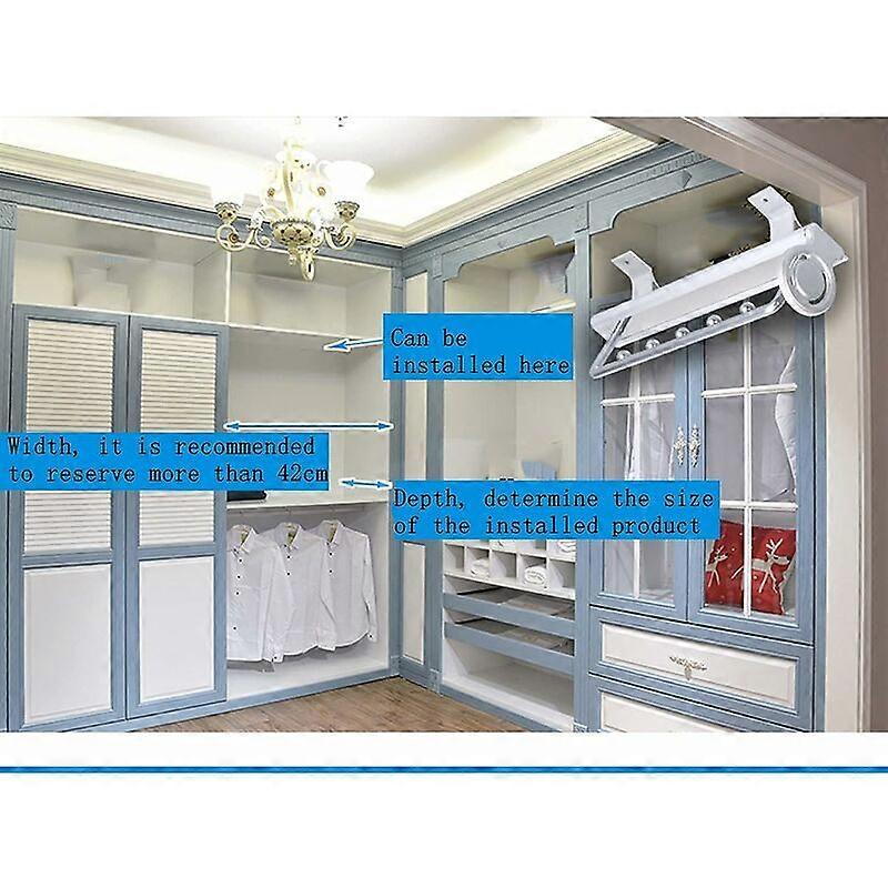Heavy Duty Extractable Clothes Rack Pants Holder Sliding Hanger ...
