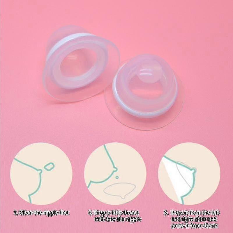 2pcs Nipple Correction Appliance For Pregnant Women And Girls Invisible Nipples Flat Suction ...