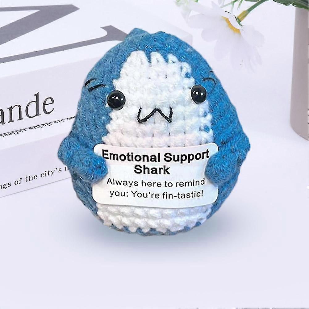 Hæklet haj gaver Hæklet følelsesmæssig støtte Dyr unik fødselsdag ...