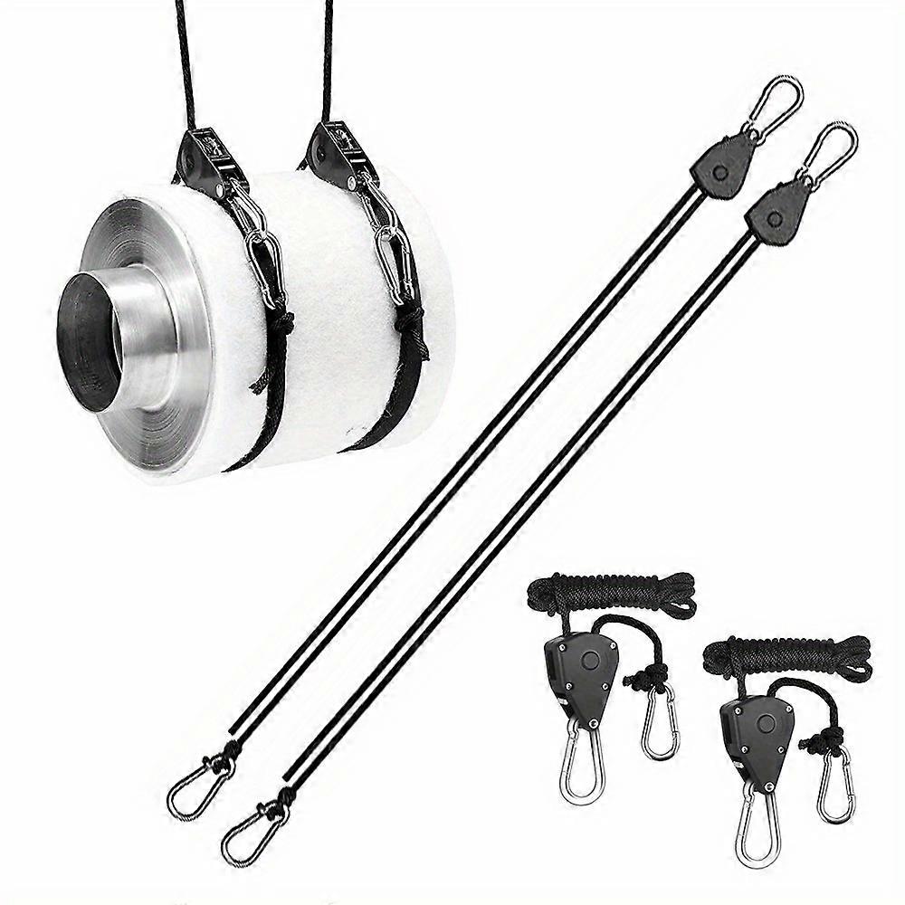 2/4/8pcs Heavy Duty Adjustable Rope Hanger Pulley Outdoor Tool Rope ...