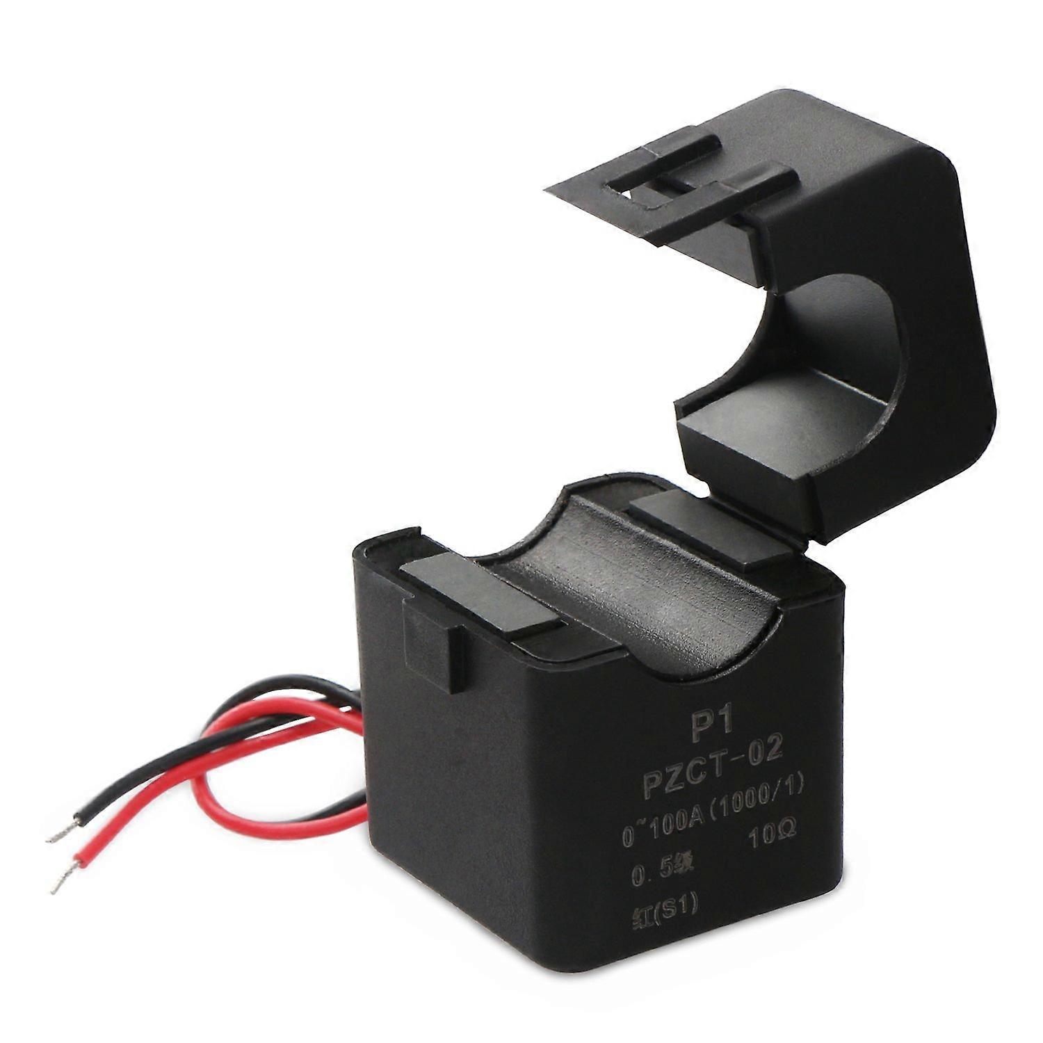 Current Transformer,100A 100MA AC Current Sensor, Split Core Amp ...
