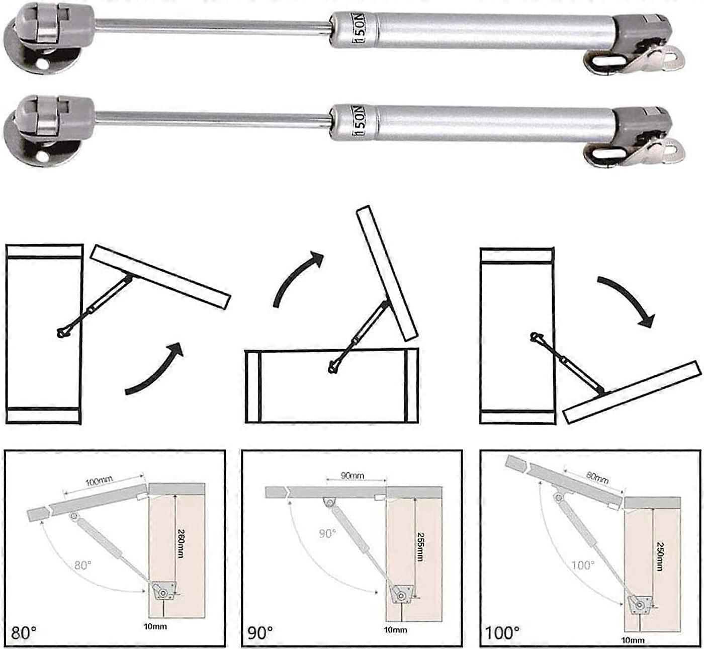 Gas Strut,150N Gas Strut,Gas Shock Absorber,Gas Struts Pneumatic Arm ...