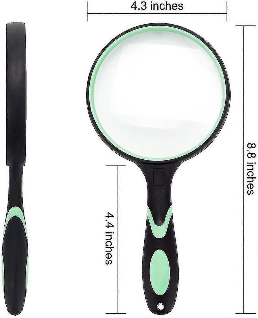 Large Magnifying Glass 10x Handheld Reading Magnifier For Seniors ...
